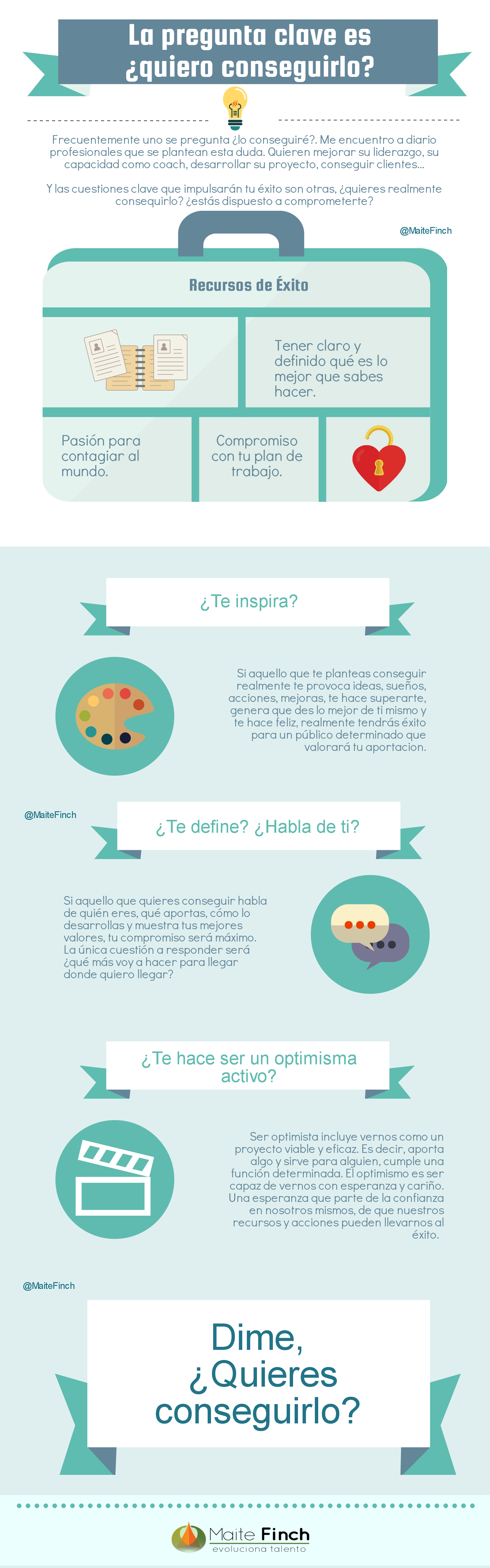 La pregunta no es ¿lo conseguiré? - Coach Maite Finch